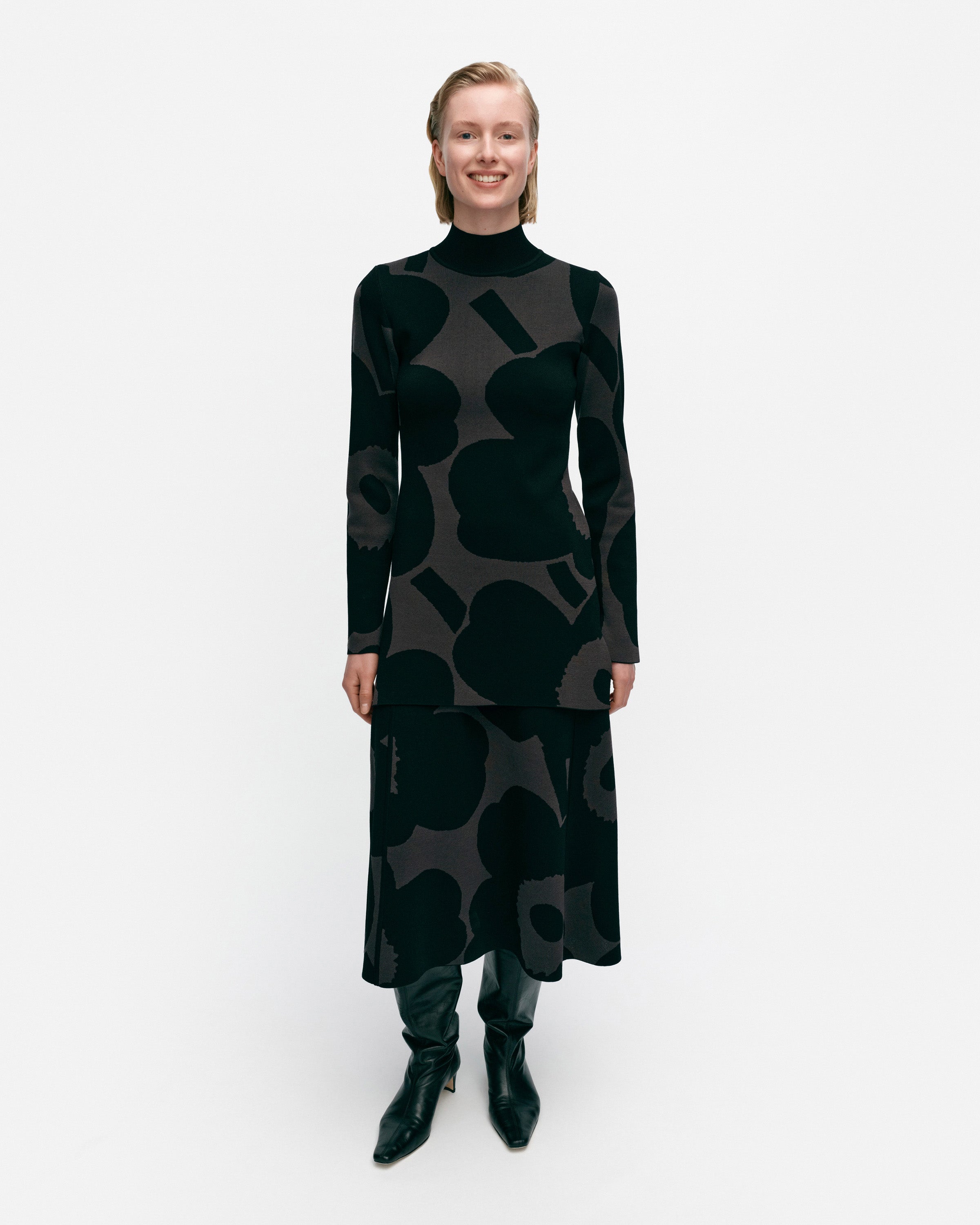 Kuutio Unikko Knitted Turtleneck | Marimekko VN